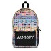 Pixel Art Armory Backpack Vibrant Gaming Gear Bag Roomy & Strong for ...