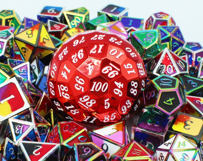 Metal D100 - Red - Etsy