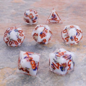 Sharp Edge Dice: Tea Inspired Copper Dice Set - Etsy