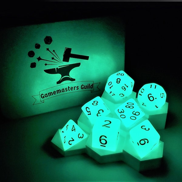 Glowing Dice - Etsy