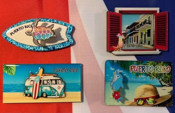 Puerto Rico Refrigerator Magnets | Etsy