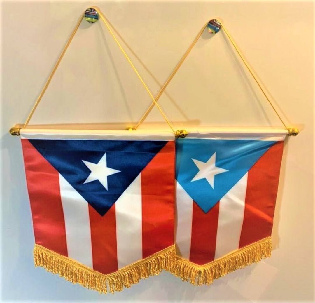 Puerto Rico Banner Bandera flag - Etsy