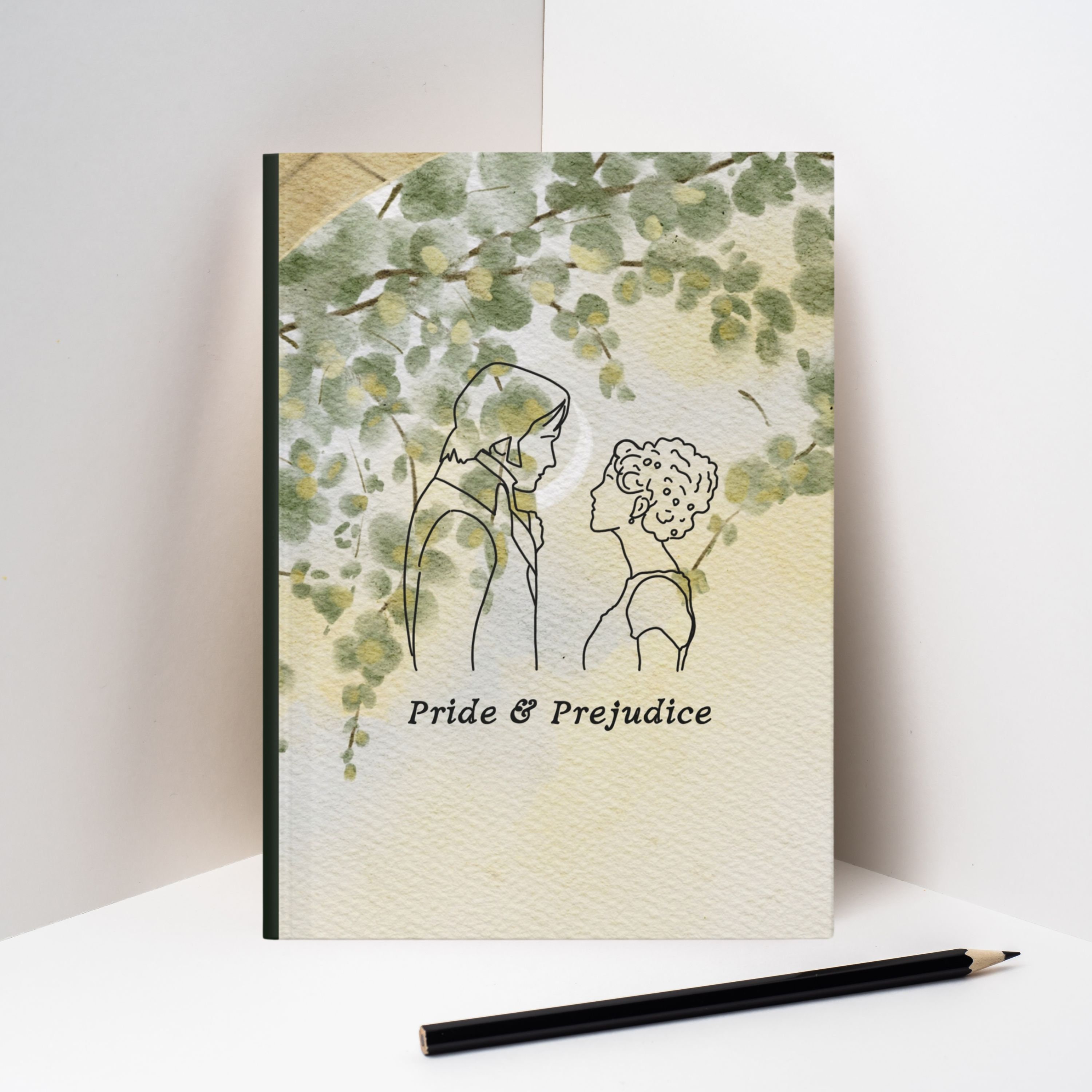 Hardcover Pride and Prejudice Journal, Lizzy Bennet, Most Ardently ...