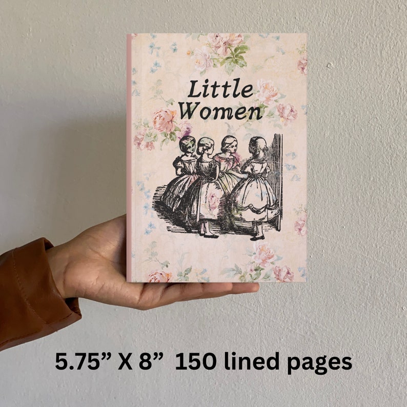 Louisa May Alcott Little Women Hardcover Journal, Jo March, Bookish ...