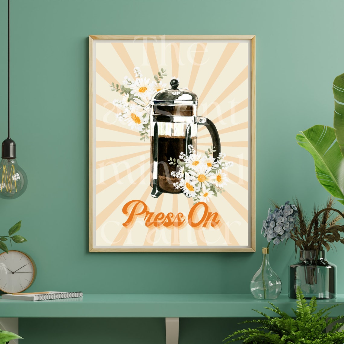 3 Retro Coffee Prints, 8x10 Coffee Wall Art, Kitchen Decor, Coffee Bar ...