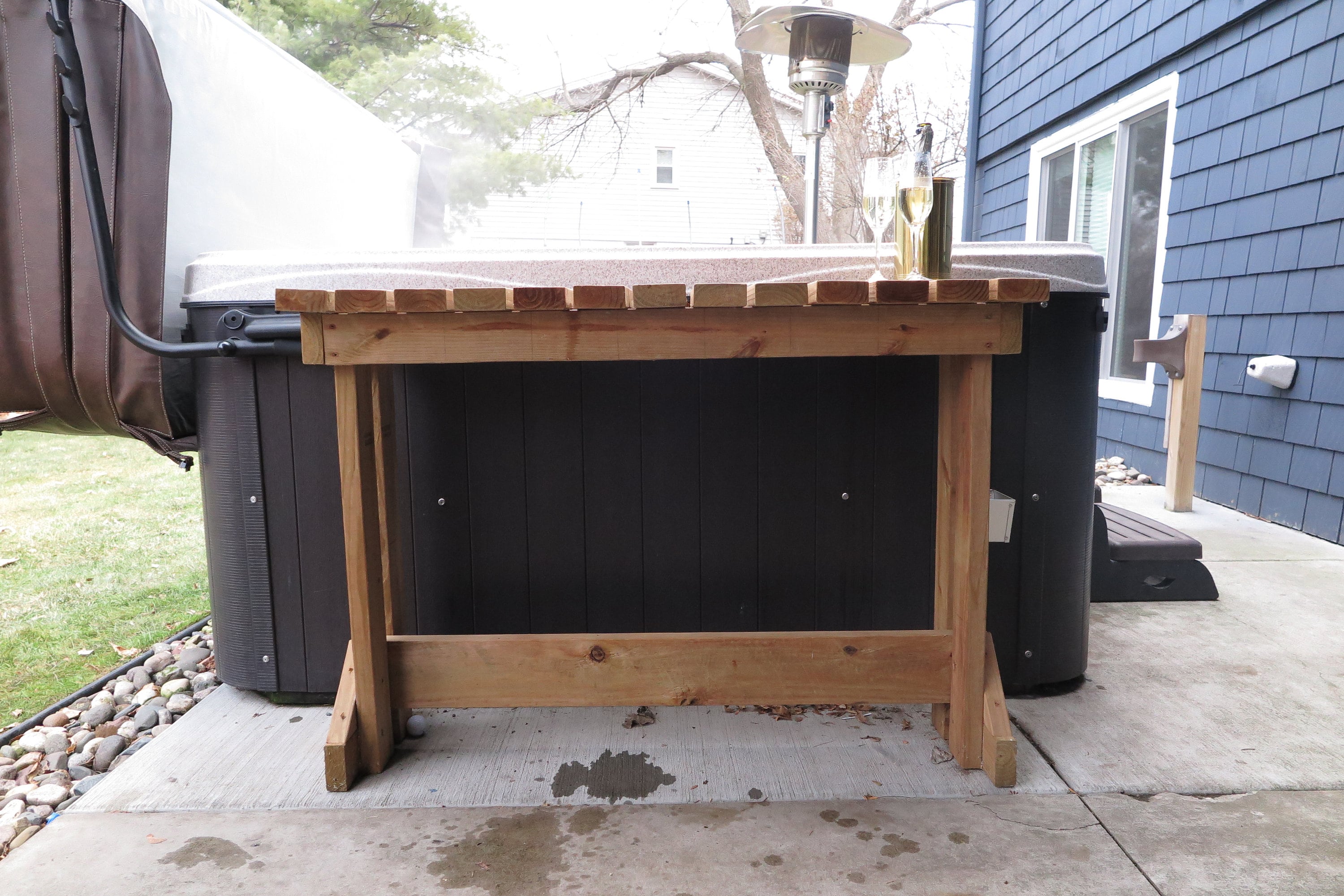 DIY: Hot Tub Table Build Instructions - Etsy