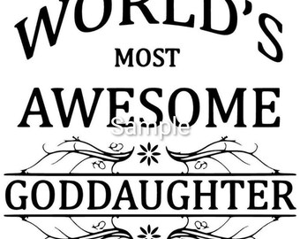 Goddaughter Svg - Etsy