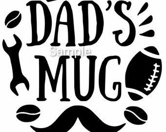 Dad Mug Svg - Etsy UK