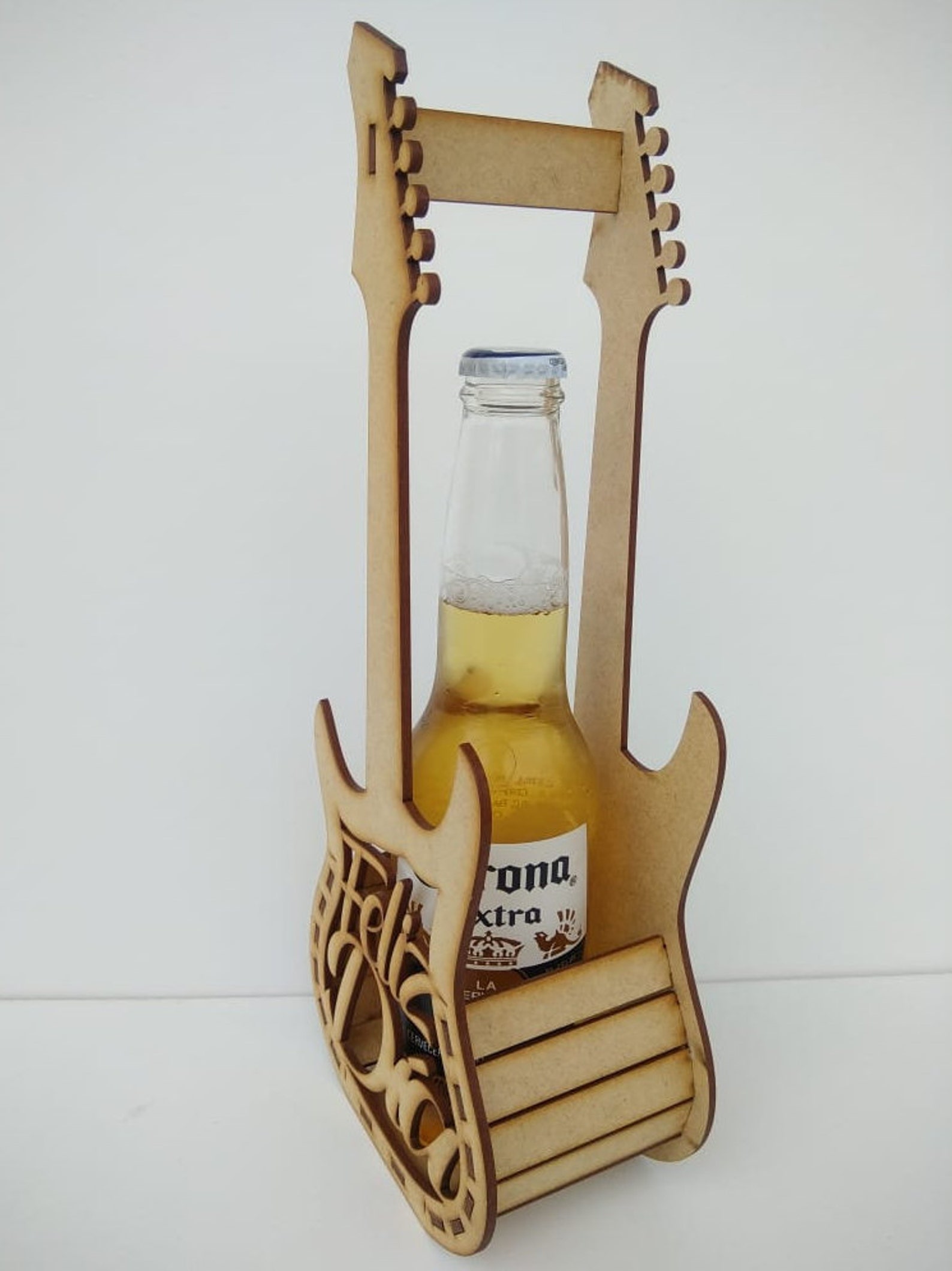 Vector caja de mdf portabotellas. Archivo decargable - Etsy España