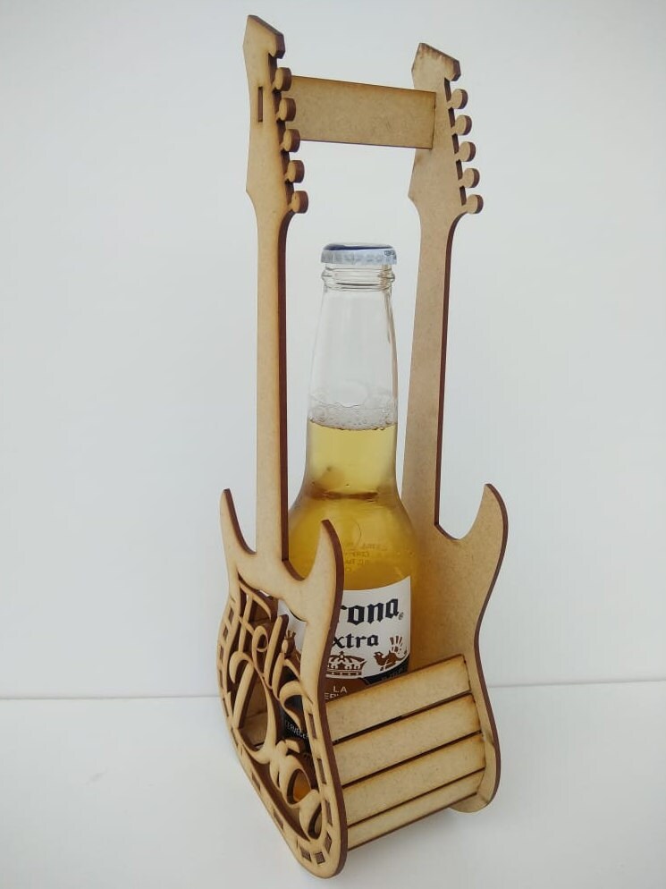 Vector caja de mdf portabotellas. Archivo decargable - Etsy España