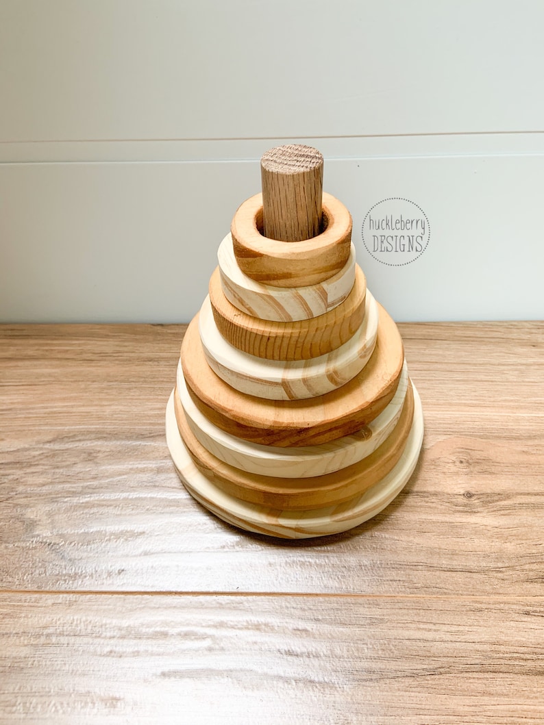 Wooden Ring Stacker - Etsy