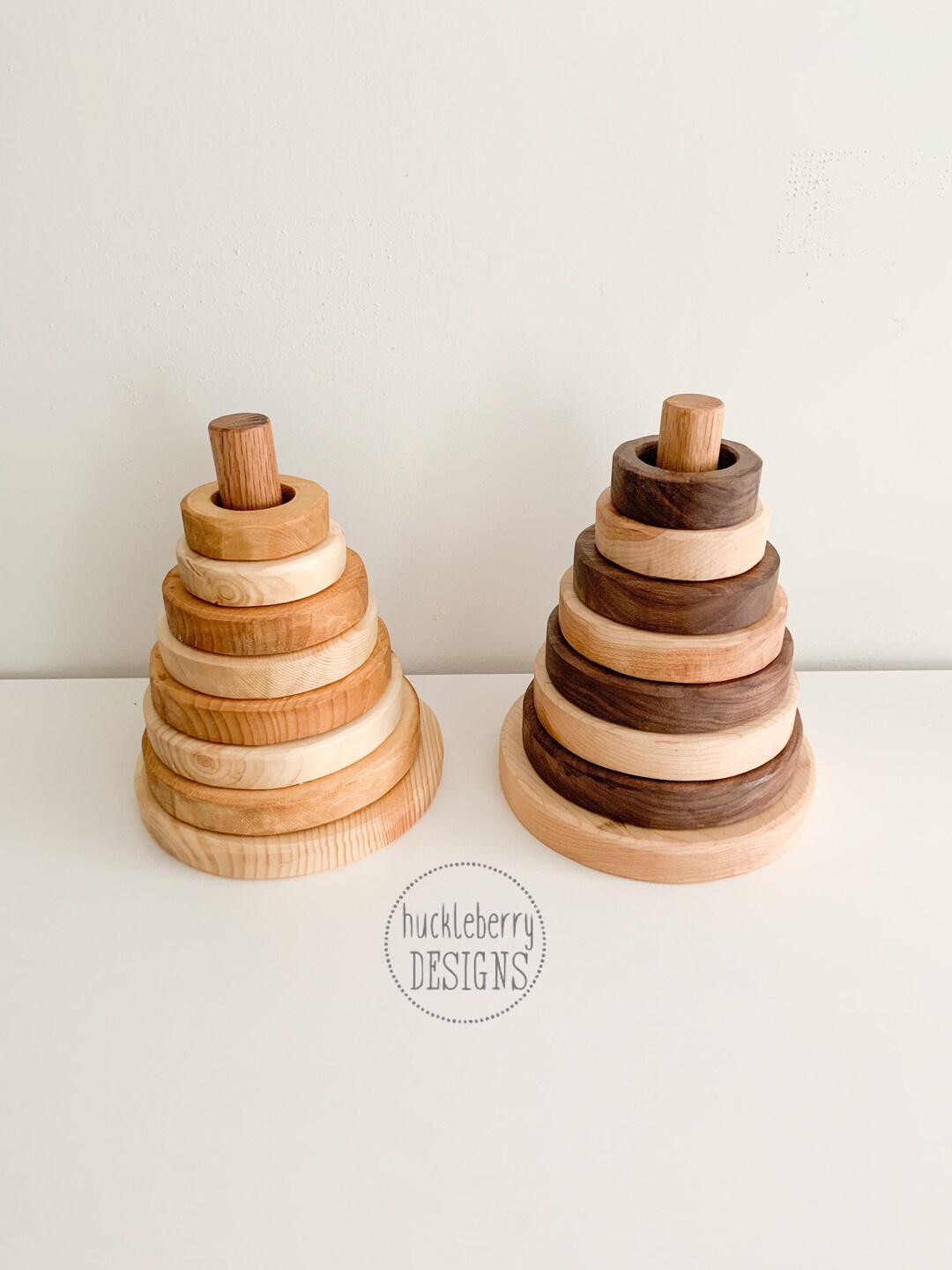 Wooden Ring Stacker - Etsy