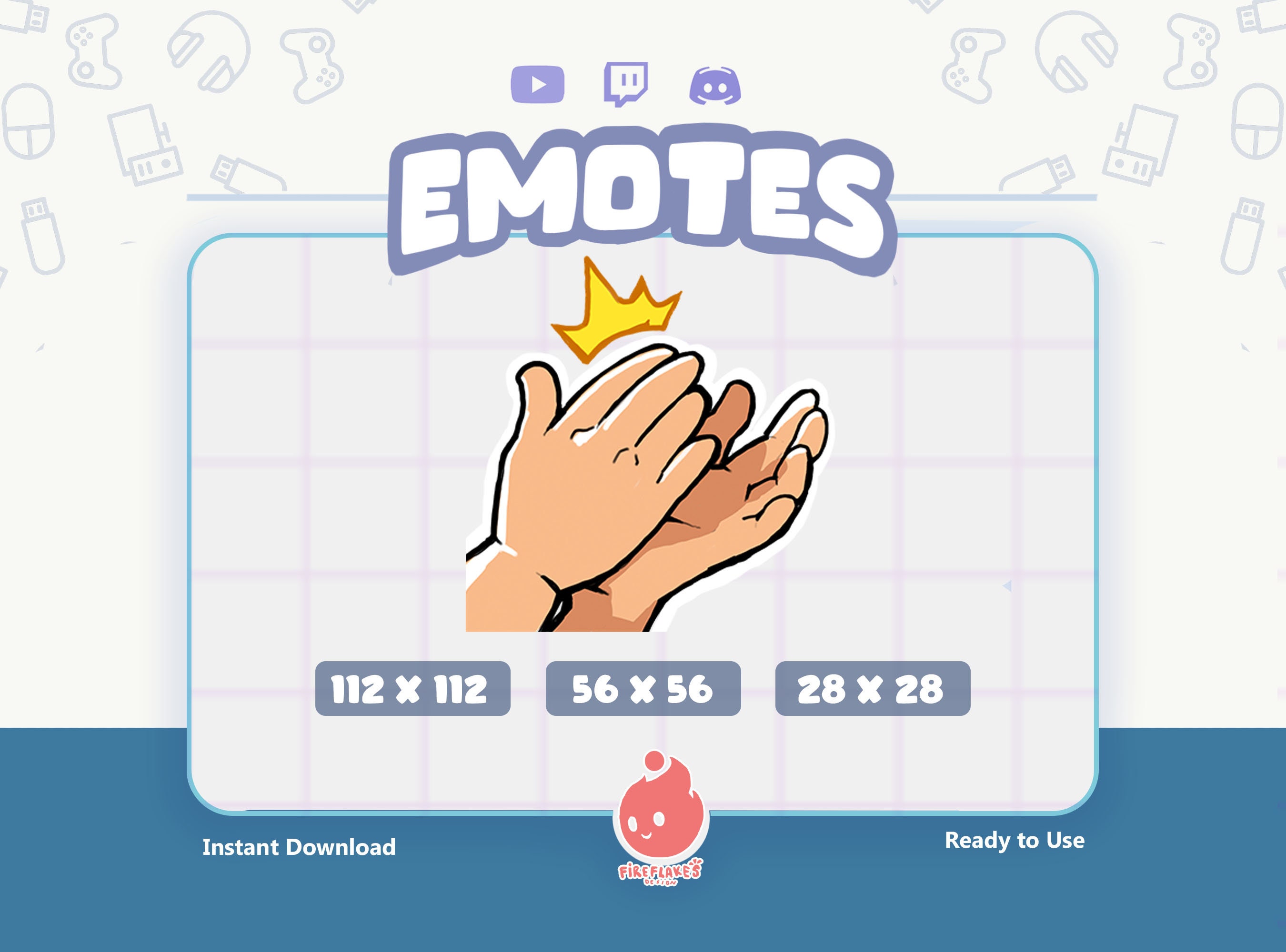 Twitch Emote / Clapping Hands Well Done Nice Emote / Funny - Etsy