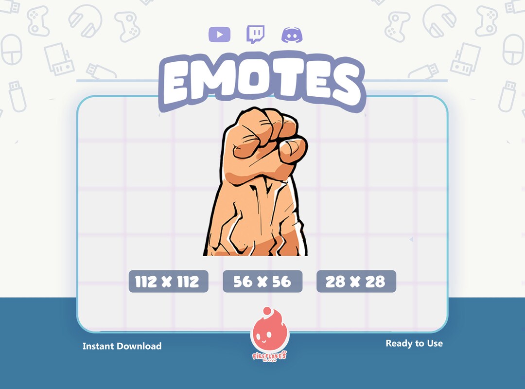 Twitch Emote / Lets Go Bulky Hand Emote / Funny Emote / Meme - Etsy