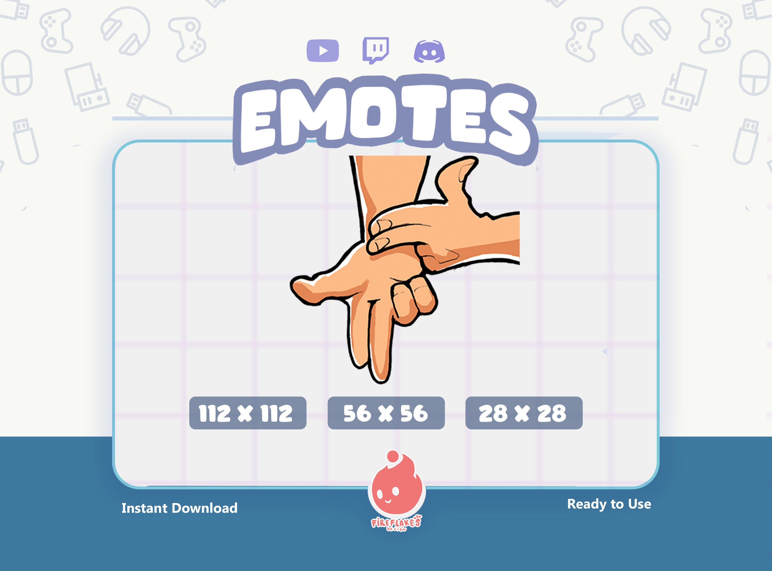 Twitch Emotes / Sheeesh Hand Sign / Jeez / Damn / Funny / - Etsy