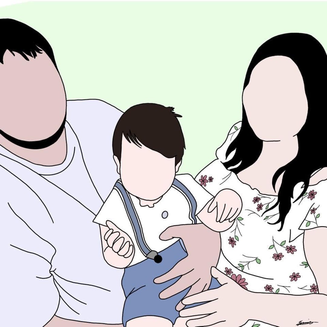 Faceless Style Digital Portraits - Etsy