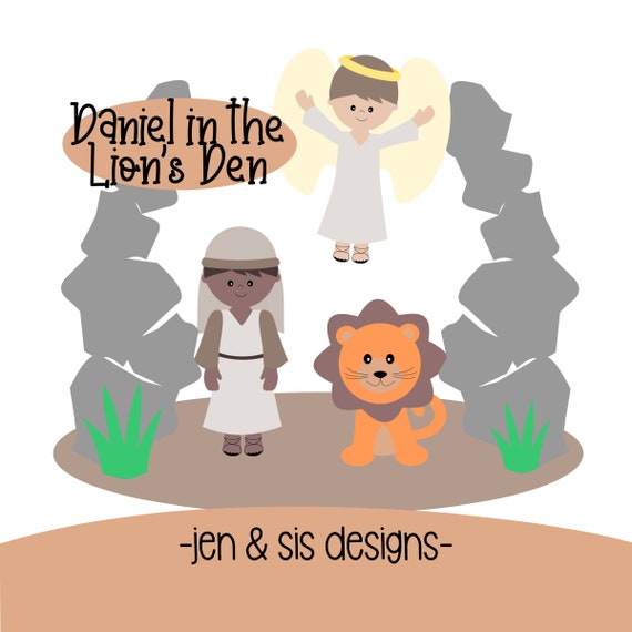 Daniel in the Lion's Den Clipart Set Bible Story Clipart - Etsy Canada