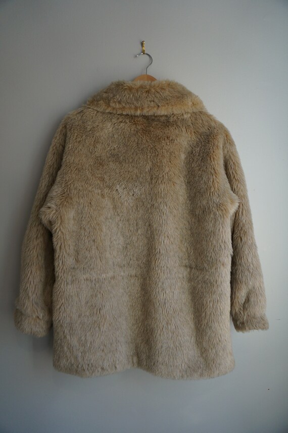 60s White Stag Vintage Faux Fur Coat - Gem