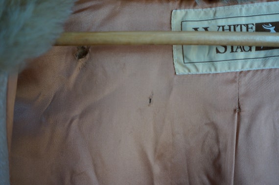 60s White Stag Vintage Faux Fur Coat - Gem