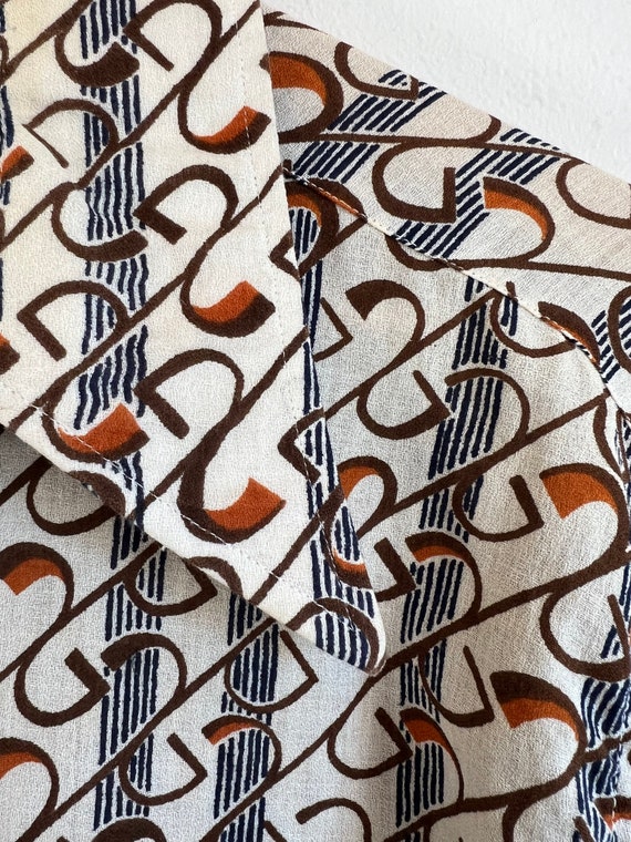 70s Italian Vintage Sartorial Made Dagger Collar Long… - Gem