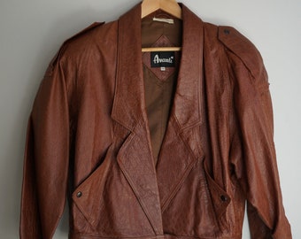 Avanti Leather Jacket - Etsy
