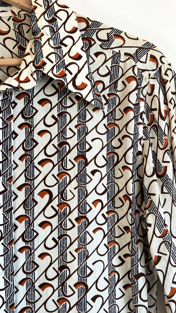 70s Italian Vintage Sartorial Made Dagger Collar Long… - Gem