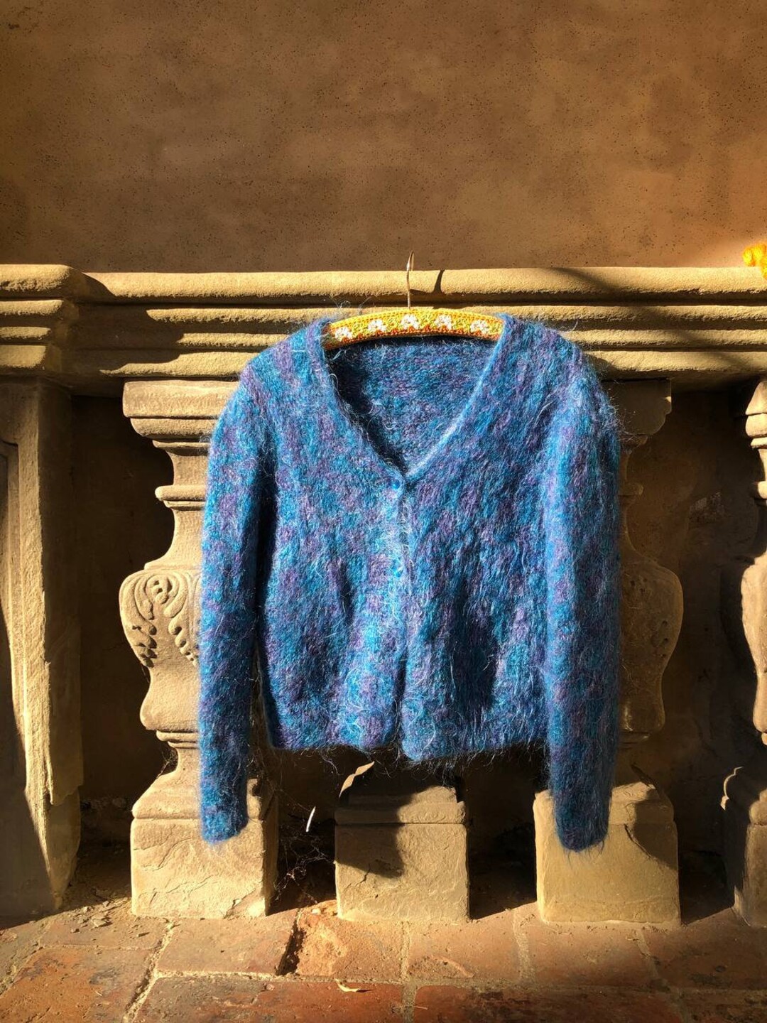Italian Vintage Mohair Cardigan - Etsy