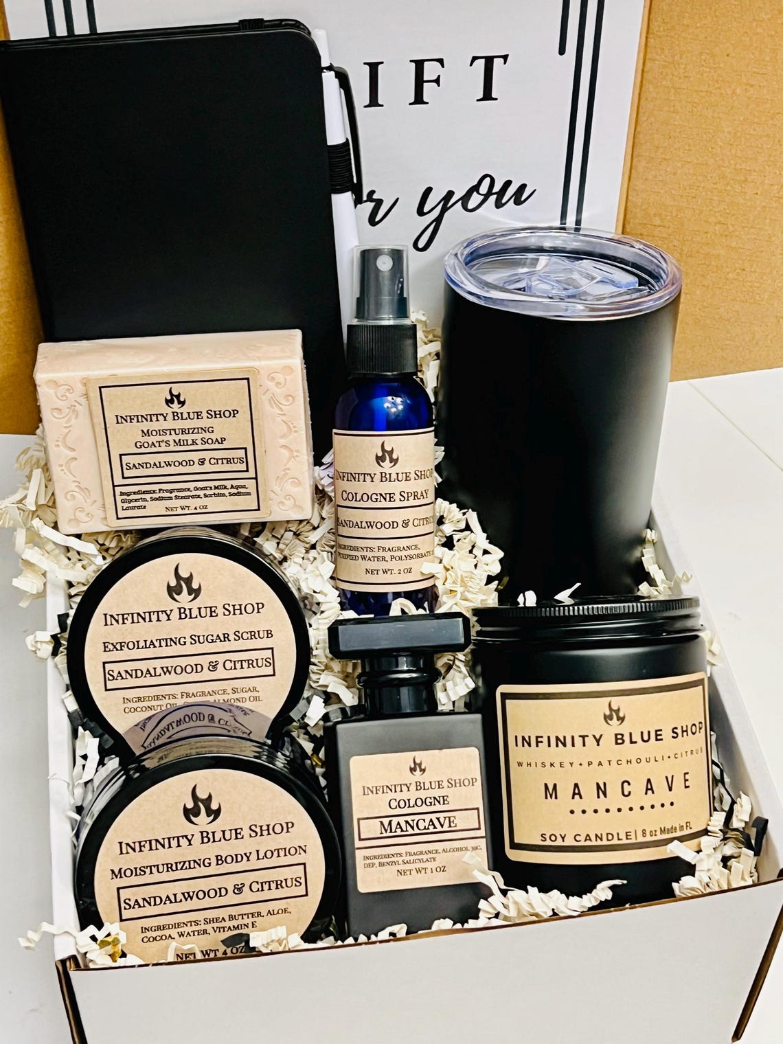 Men's Cologne Gift Set, Deluxe Men's Gift Box, Men's Holiday Gift ...