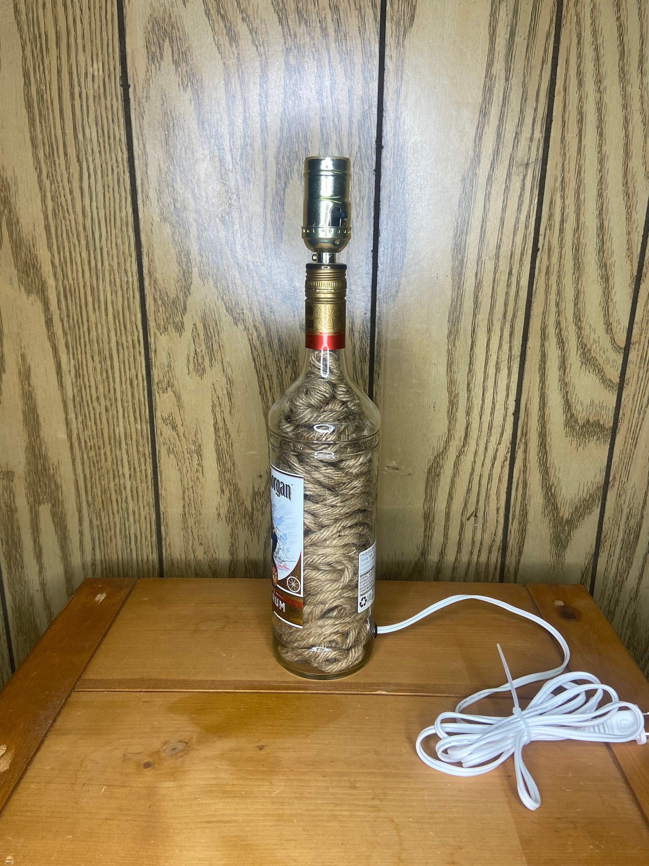 Captain Morgan Spiced Rum Liquor Bottle Lamp - Etsy