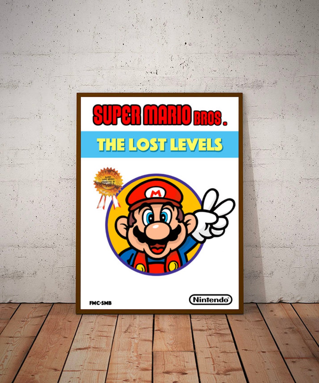 Super Mario Bros The Lost Levels Nes Poster Size A3 Etsy