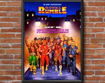 Wwe Royal Rumble Poster - Etsy
