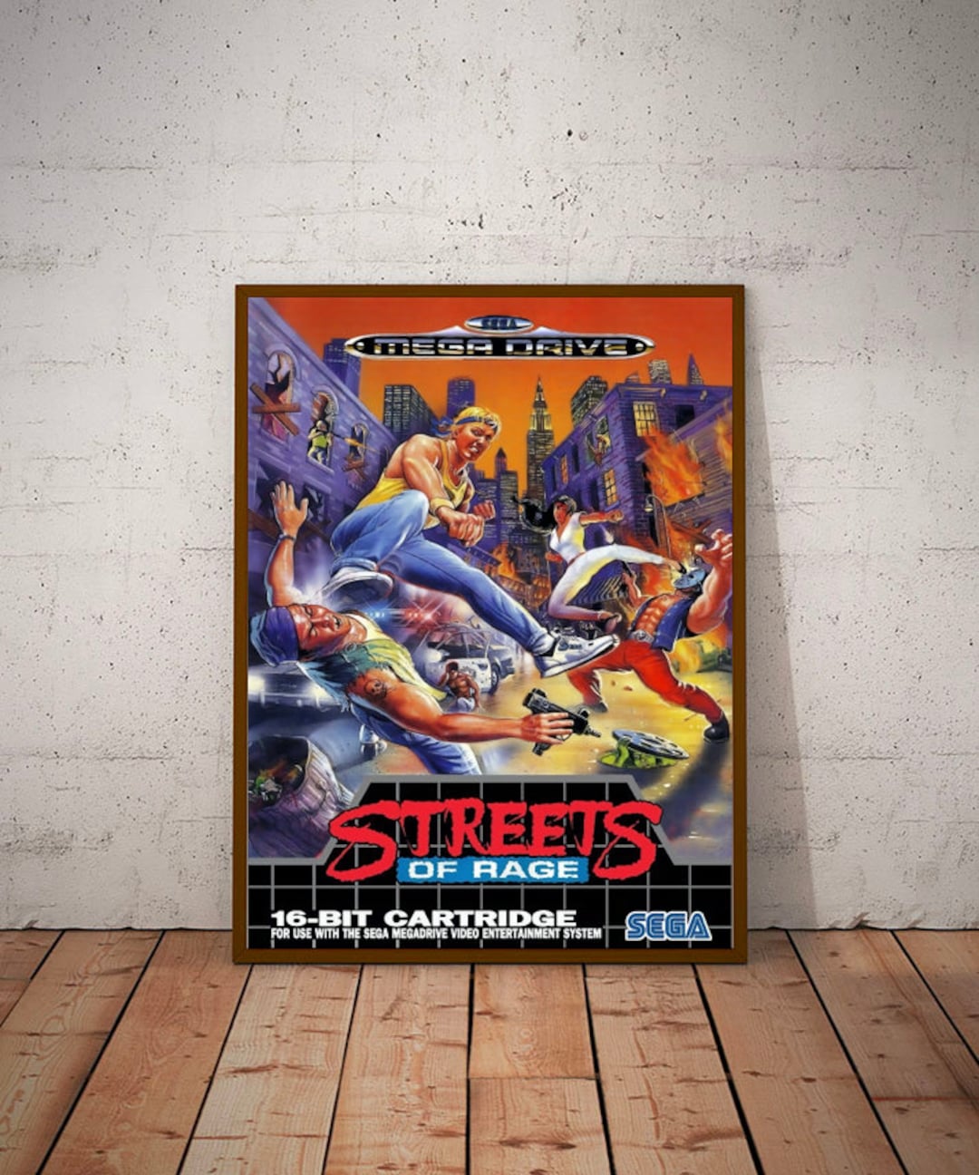 Streets of Rage SEGA MEGADRIVE Poster - Size A3 - Etsy