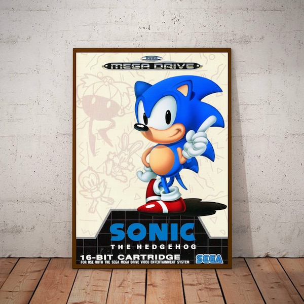 Sonic Poster - Etsy