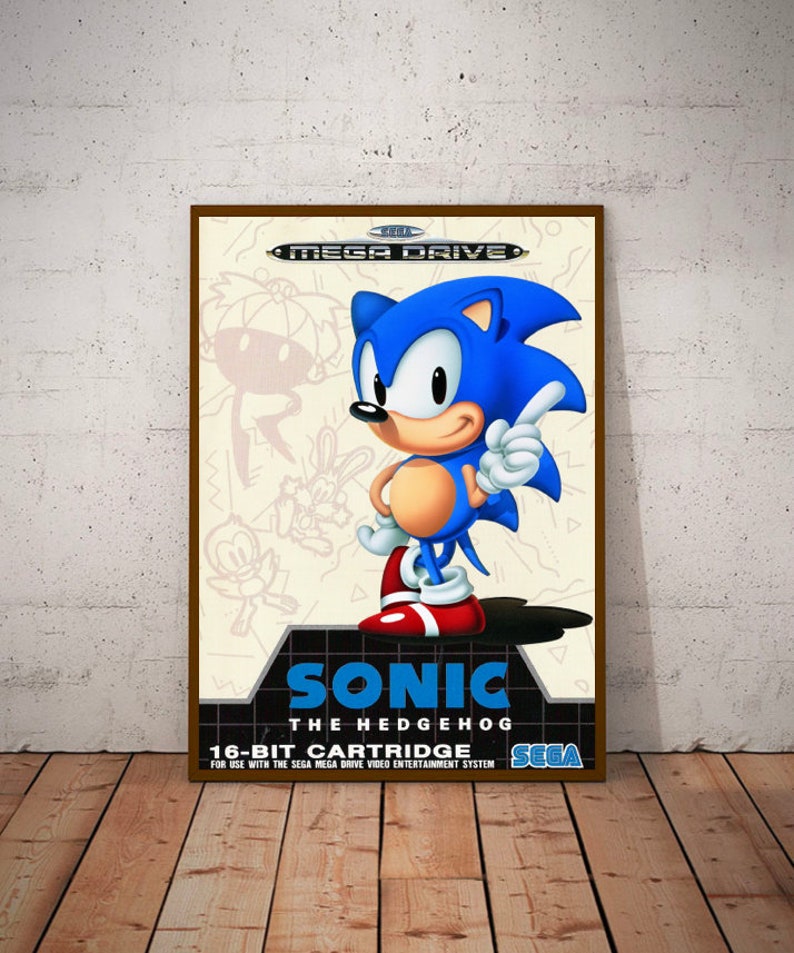 Sonic SEGA MEGADRIVE Poster Size A3 - Etsy Australia