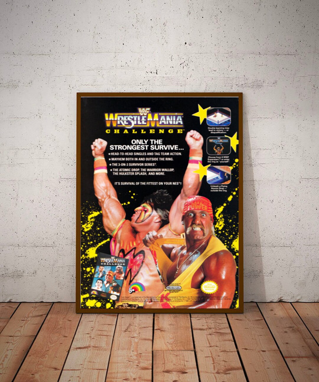 Wrestlemania Challenge Poster A3 - Etsy