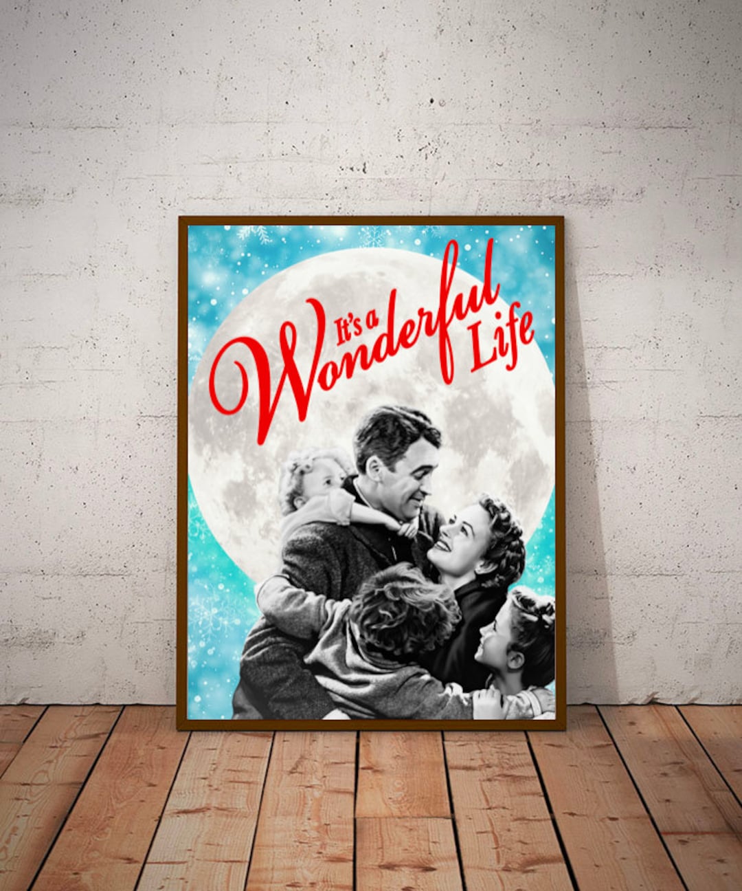 It's A Wonderful Life Movie Poster - Size A3 - Etsy