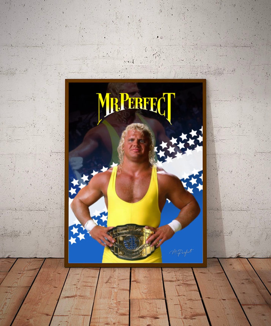 WWF Mr Perfect Poster A3 - Etsy