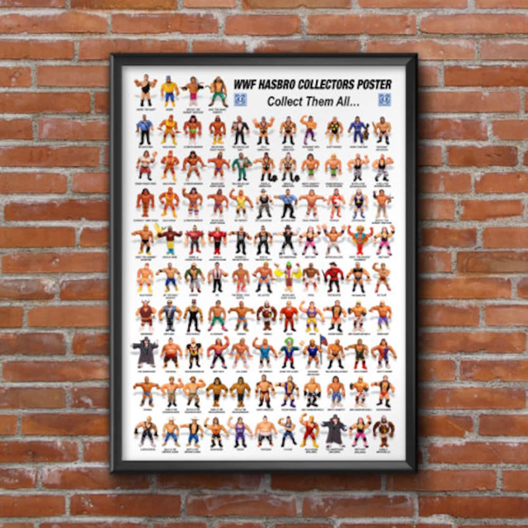 A2 - WWF Hasbro Collectors Checklist - Etsy