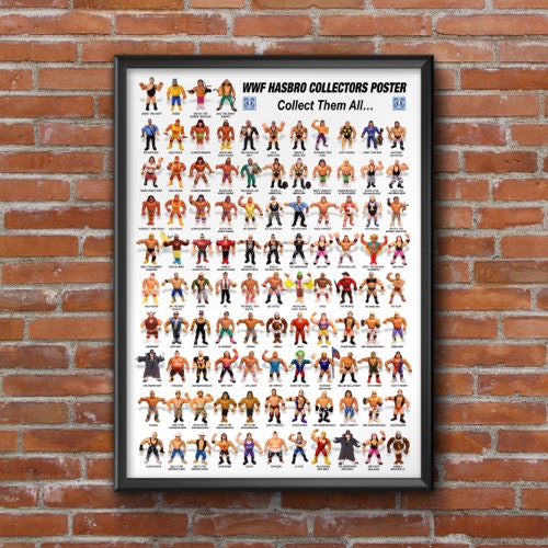 A3 WWF Hasbro Collectors Checklist - Etsy