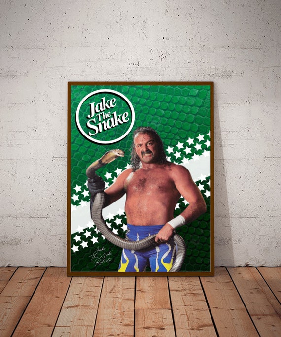 WWF Jake the Snake Roberts Poster A3 - Etsy