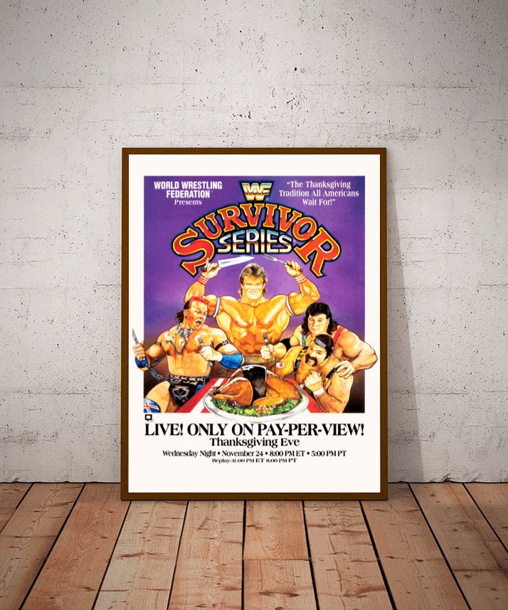 WWF Survivor Series 93 Poster A3 - Etsy