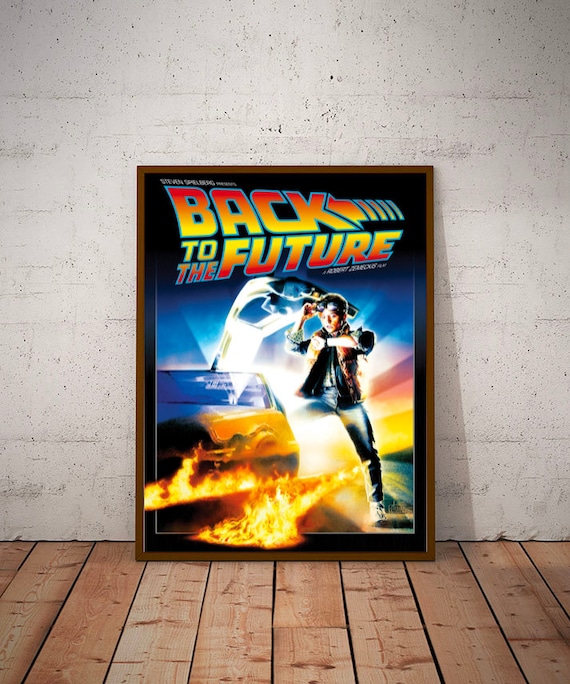 Back to the Future Retro Movie Poster Size A3 | Etsy