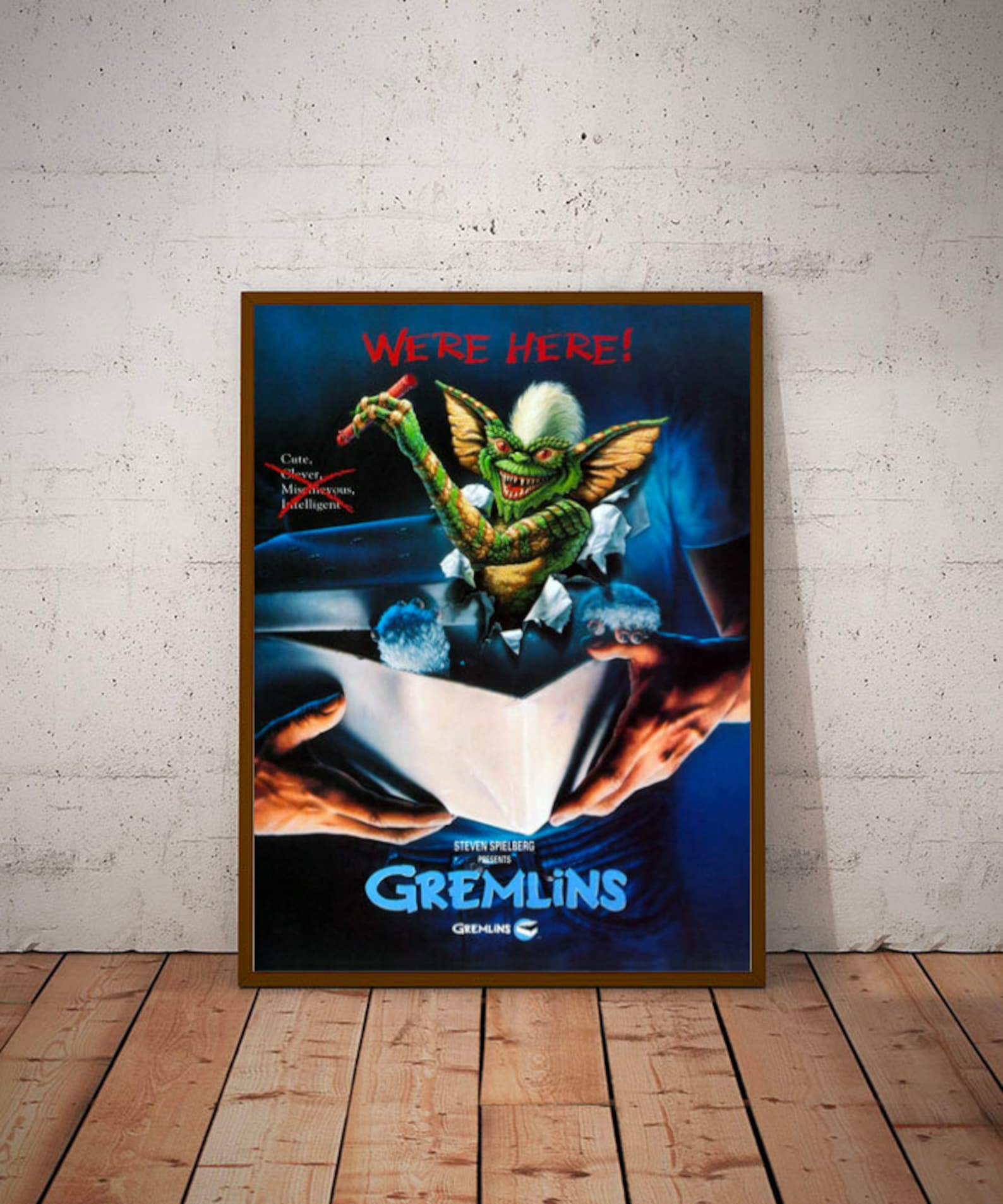 Gremlins Retro Movie Poster Size A3 - Etsy