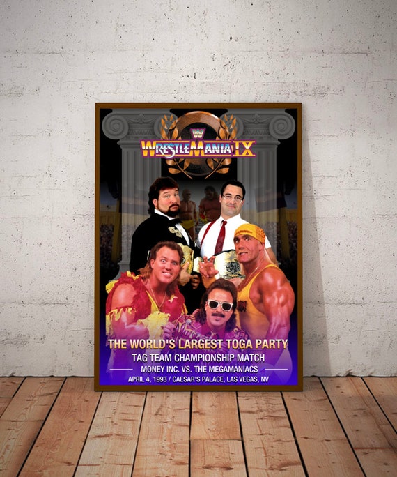 Wrestlemania 9 Poster