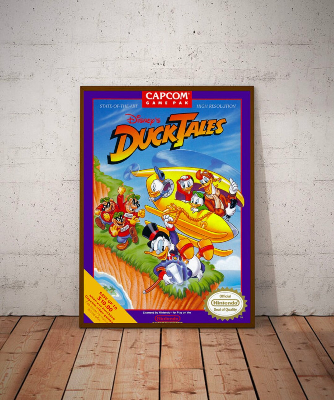 DUCKTALES NES Poster - Size A3 - Etsy