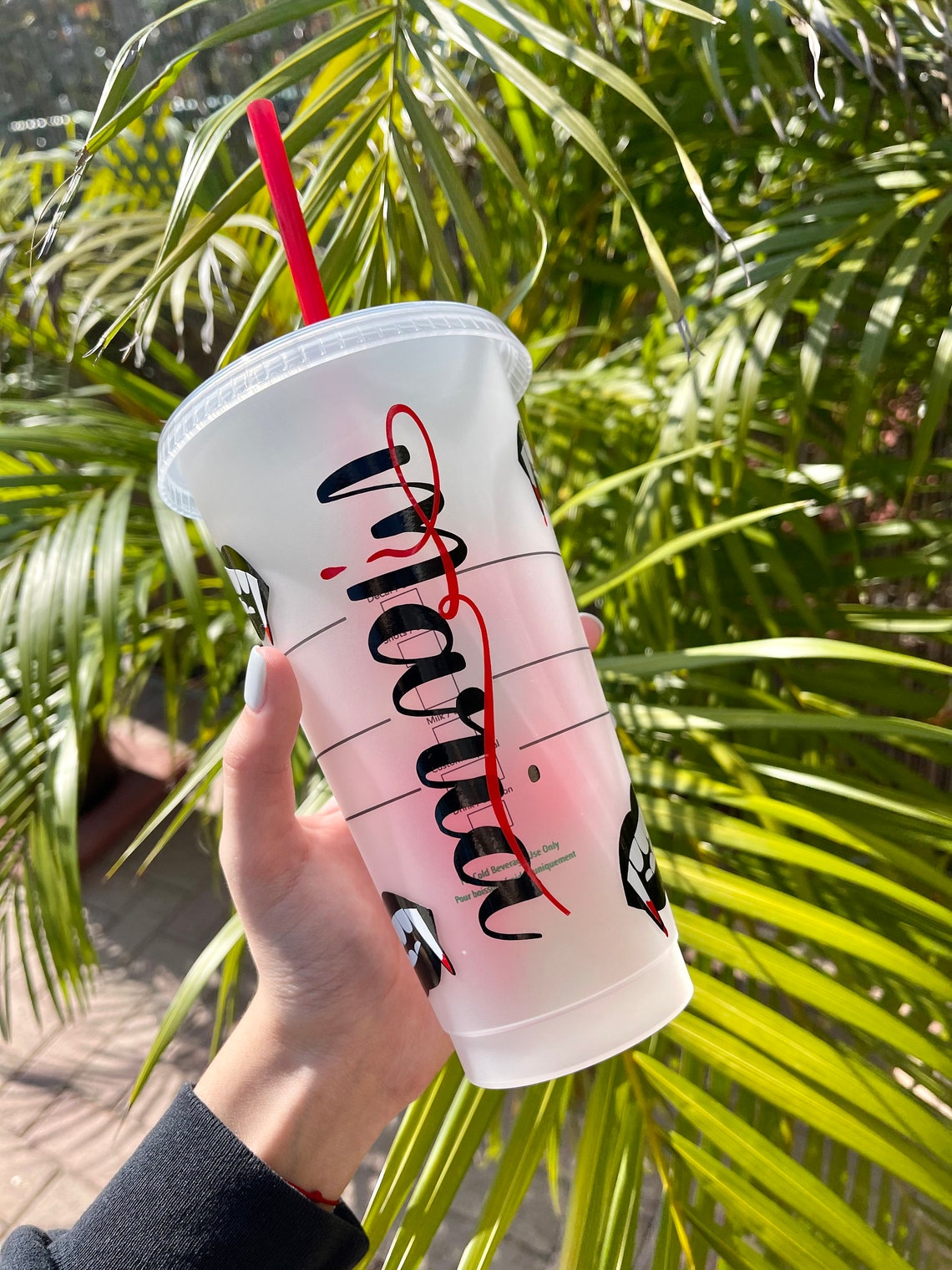 Personalized Vampire Diaries Starbucks Reusable Cold Cup Team - Etsy