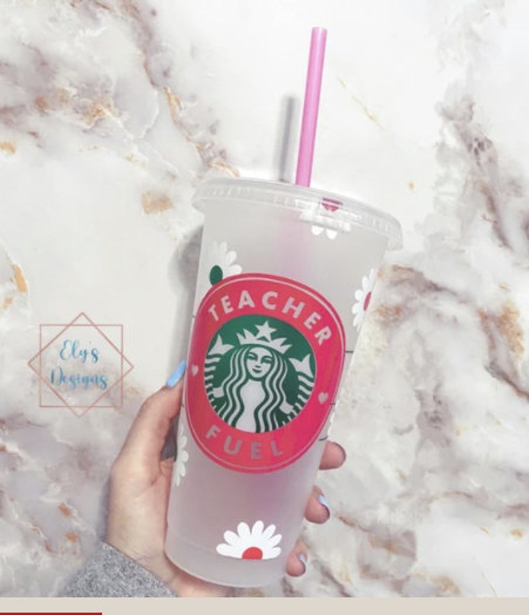 Teacher Fuel Starbucks Cup| Teacher Cup| Teacher Gift| Teacher Cup - Etsy