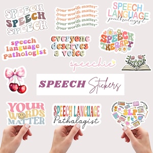 Speech Therapy Sticker | Speech Sticker | SLP Sticker | Speech ...