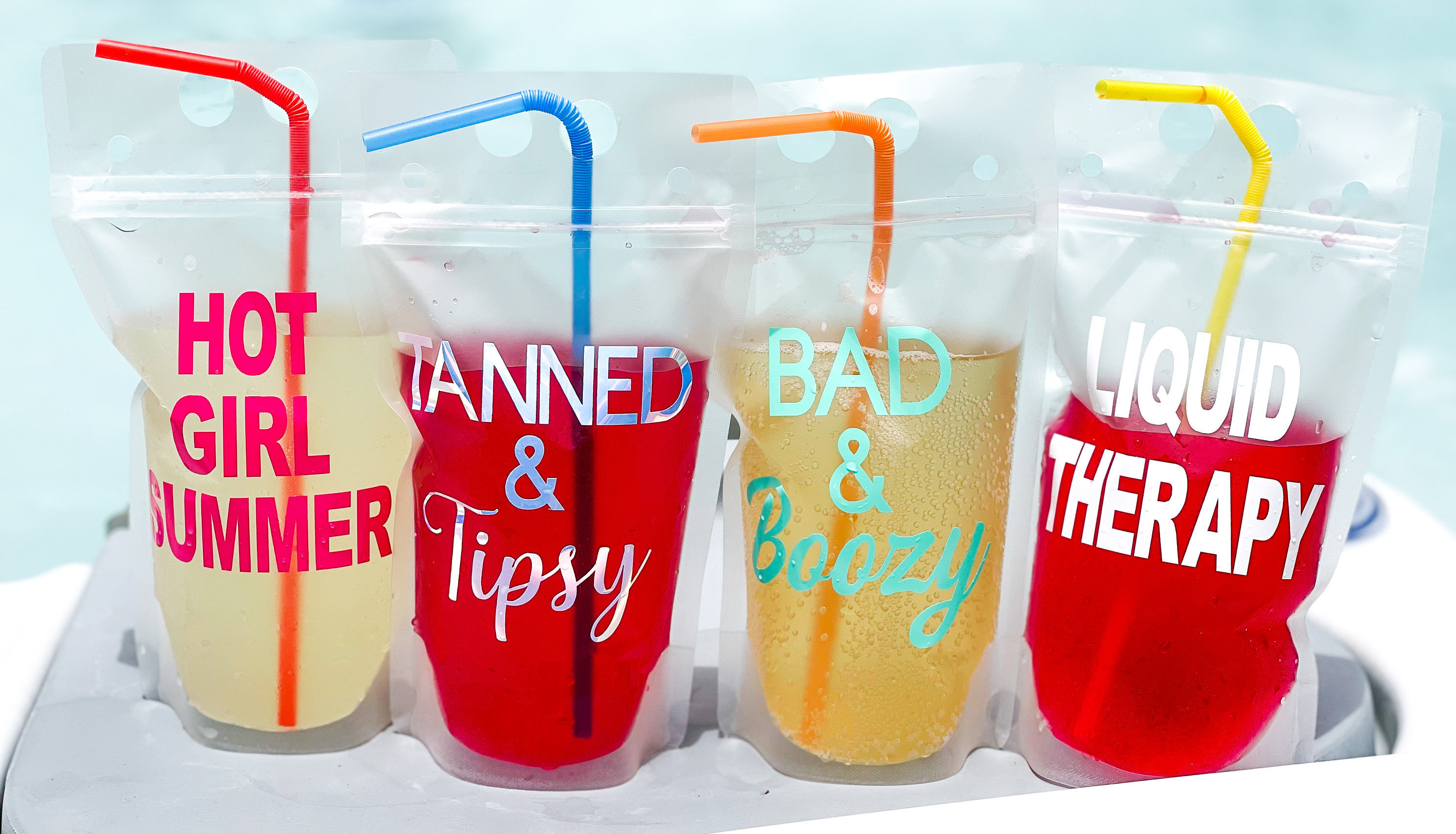 Booze Bags Drink Pouches For Adults Party Pouches | Etsy