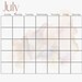 Watercolor Delight: Monthly Blank Calendar - 10x8 Inches, Horizontal ...